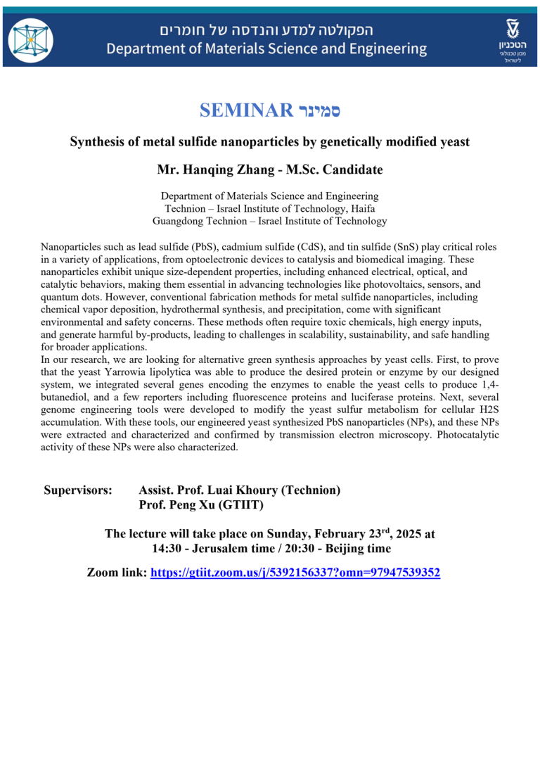 Synthesis of metal sulfide nanoparticles by genetically modified yeast ...